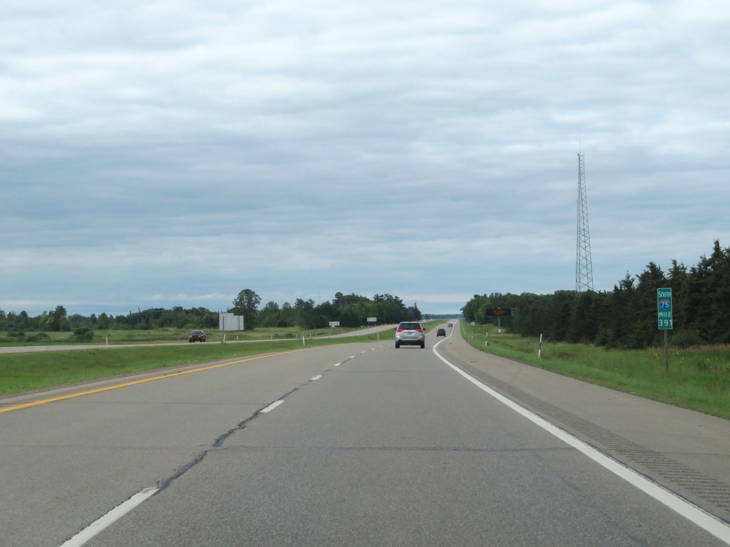 Michigan Interstate 75 Southbound Cross Country Roads