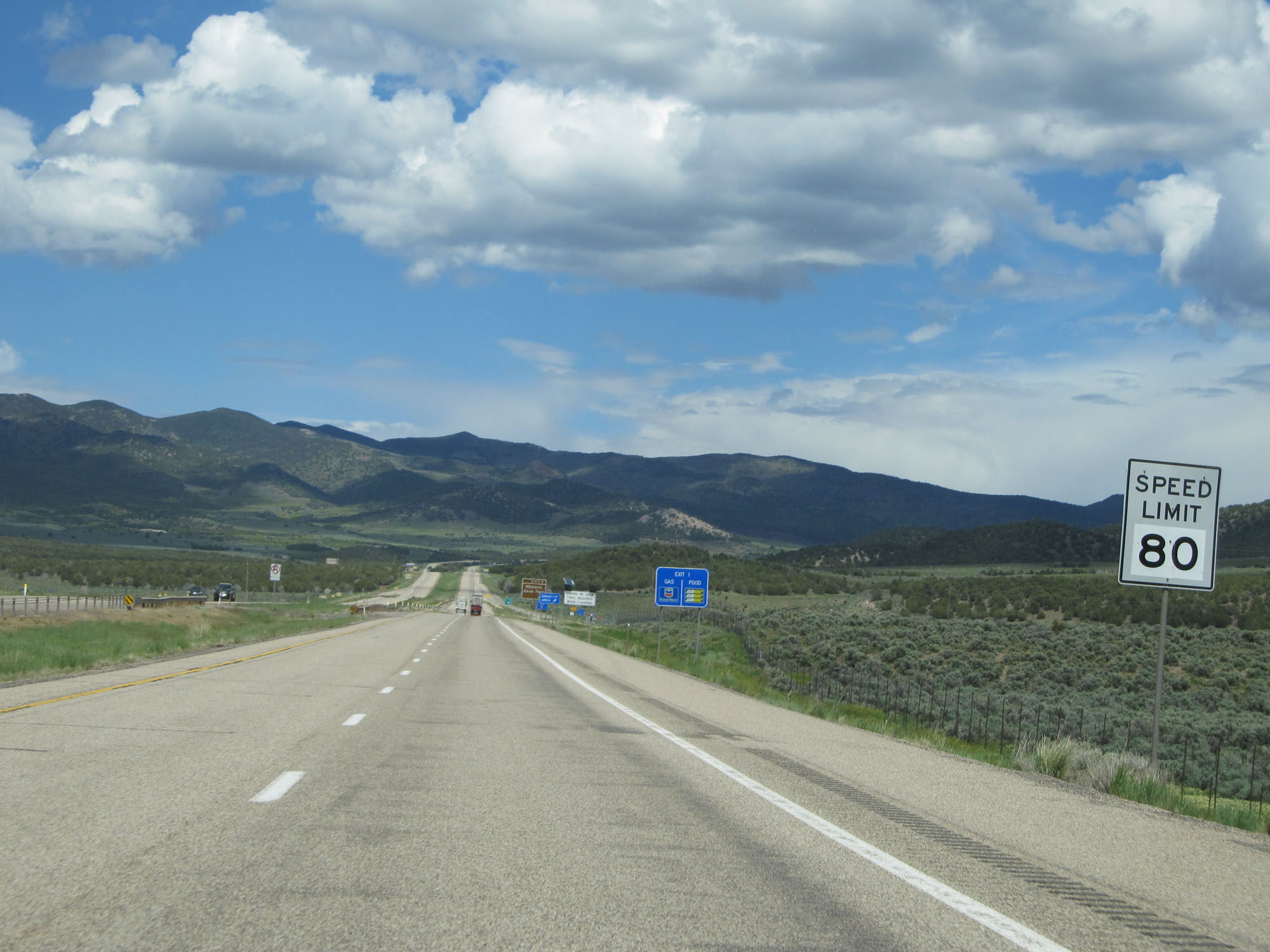 Utah Interstate 70 Eastbound Cross Country Roads